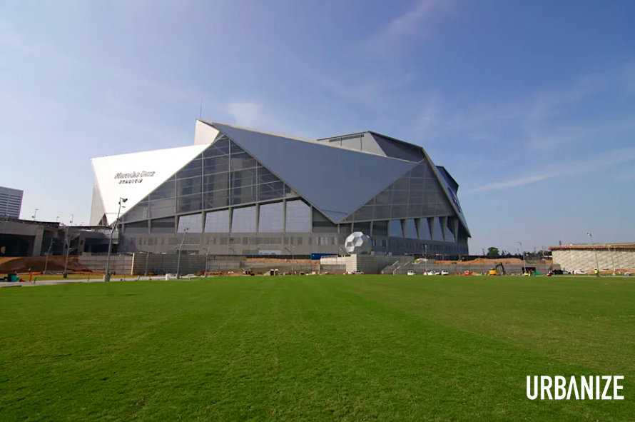 Should Mercedes-Benz's 'Backyard' be plowed for more development? | Urbanize Atlanta